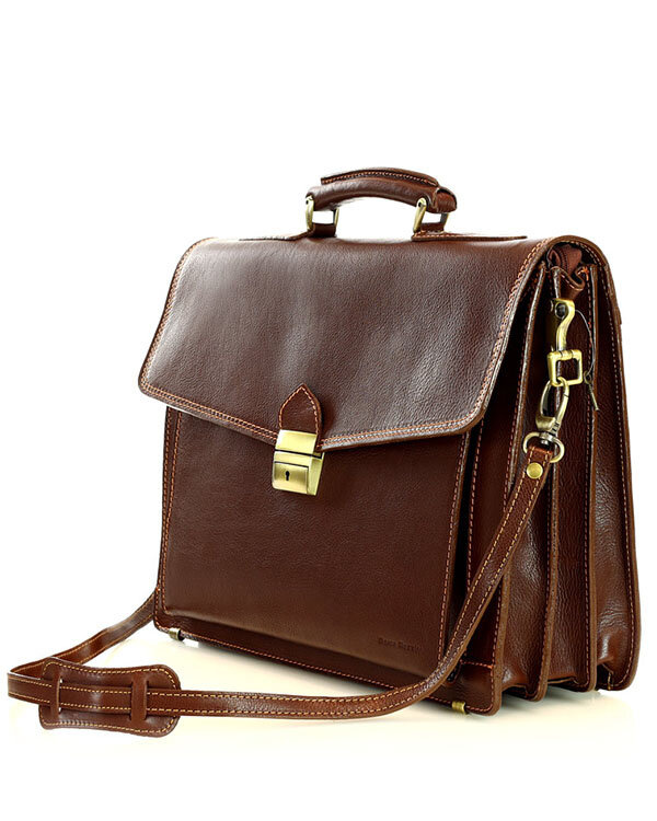 Teczka męska brąz classic LORIS brąz | sklep Verostilo